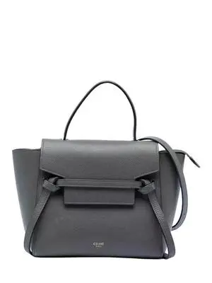 Celine 2019 Nano Grained Calfskin Belt Bag - Grey