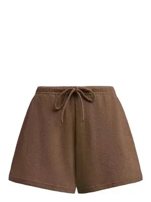 12 STOREEZ Textured Shorts - Brown