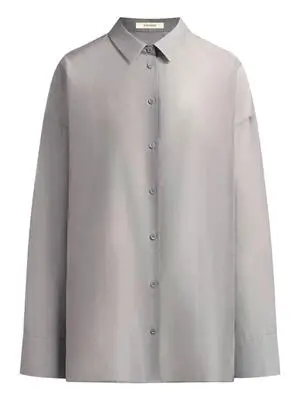 12 STOREEZ Buttoned Shirt Grey