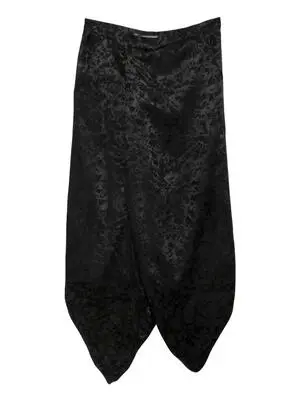 JULIUS Over Wrapping Trousers - Black