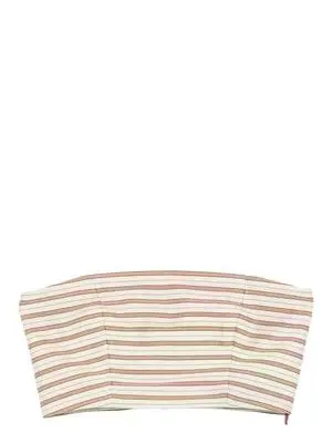 ANTONIO MARRAS Striped Bandeau Top