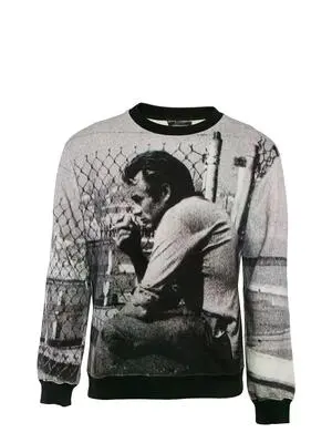 Dolce & Gabbana Cotton-blend Sweatshirt - Grey