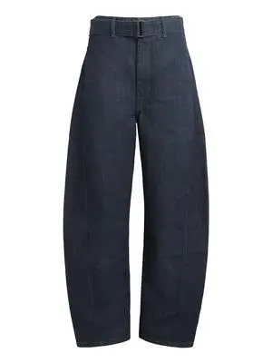 LEMAIRE Twisted Belted Jeans - Navy