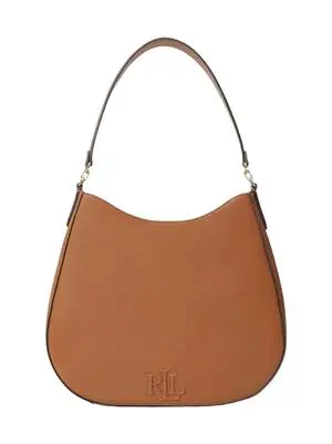 Ralph Lauren Logo-embossed Shoulder Bag - Brown