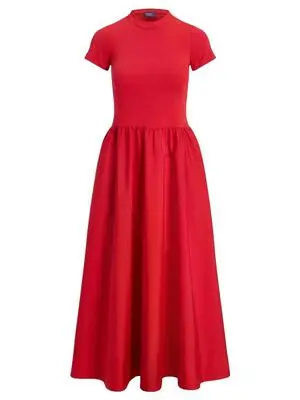 Polo Ralph Lauren Short-sleeve Midi Dress - Red