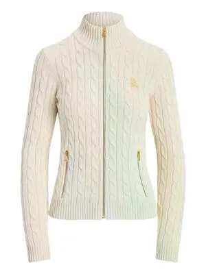 Ralph Lauren Cable-knit Zipped Jacket - Neutrals