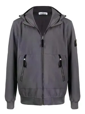 Stone Island Lightweight Hooded Jacket - Grey