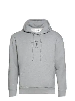 MAISON MARGIELA Hoodie With Screen Print - Grey