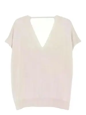 Aspesi V-neck T-shirt - Neutrals