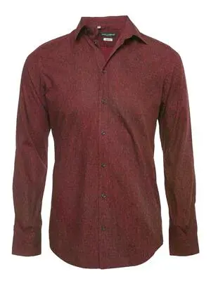 Dolce & Gabbana Printed Cotton Shirt - Red
