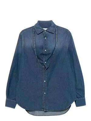 MAISON MARGIELA Buttoned Long-sleeve Shirt - Blue