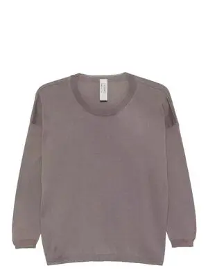 PRIVATE 0204 Crew-neck Sweater - Brown