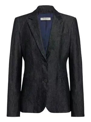 DONDUP Single-breasted Denim Blazer - Blue