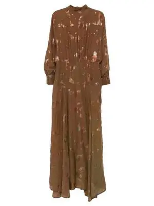 BLAKLACE Long-sleeve Dress - Brown