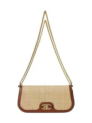 RALPH LAUREN Logo Chain Shoulder Bag