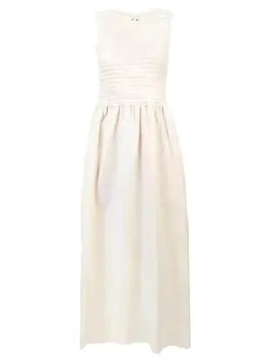 UMA WANG Sleeveless Maxi Dress - Neutrals