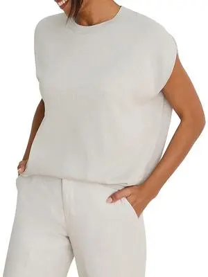 NIC+ZOE Chic Cocoon Sweater - Silver Wisp