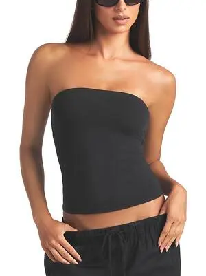 SKIMS Skims Jersey Tube Top Soot