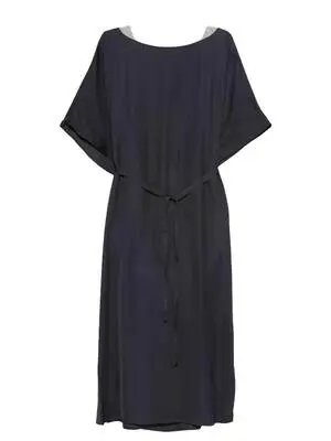 Peserico Embellished Tie Dress - Blue