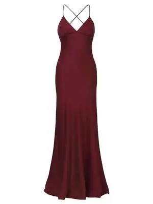 IL VOLO Isla Criss-cross Strap Dress - Red
