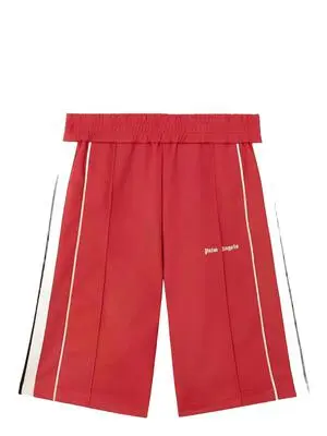 Palm Angels Logo Track Shorts - Red