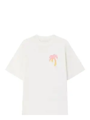 Palm Angels Printed T-shirt - Neutrals