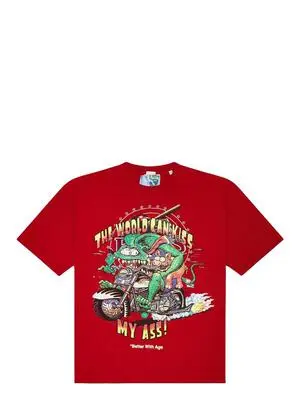 BETTER WITH AGE Graphic T-shirt - Red