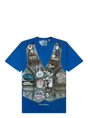 BETTER WITH AGE Roadie Graphic-print T-shirt - Blue