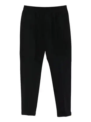 PMDS PREMIUM MOOD DENIM SUPERIOR Elasticated-waistband Pressed-crease Trousers - Black