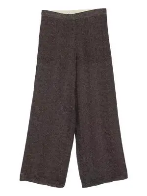 ALYSI Dotted Wide Leg Pants - Grey