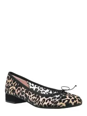 Pretty Ballerinas Leopard Print Ballet Flats - Neutrals
