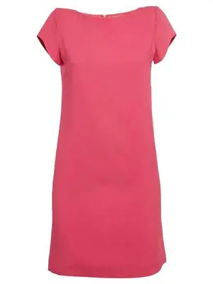 Saint Laurent Short Sleeve Midi Dress - Pink
