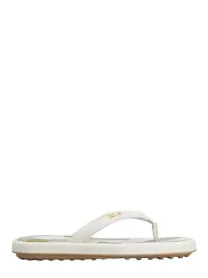 TOD'S Logo-lettering Thong Sandals - Neutrals