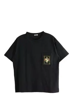 BODE Bullion Card Tee Patch-detail Pocket T-shirt - Black