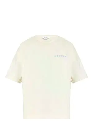 Alexander McQueen Logo-print T-shirt - Neutrals