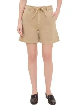 Madewell Drawstring Denim Shorts - Fawn