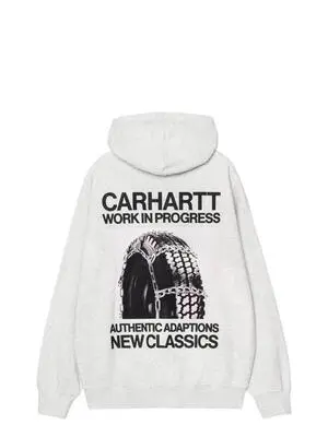 Carhartt Work In Progress Graphic Print Hoodie - Grey