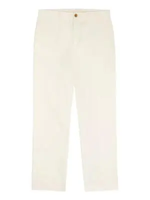 Sunspel Straight-leg Twill Trousers - Neutrals