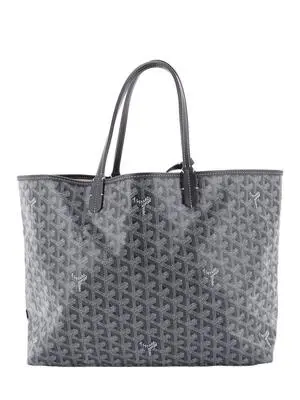 Goyard Saint Louis Tote Coated Canvas Pm Grey