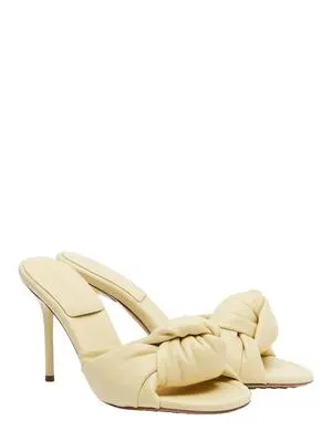 Bottega Veneta Leather Mules - Yellow