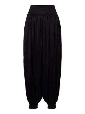 Alaïa Wool-blend Balloon Pants - Black