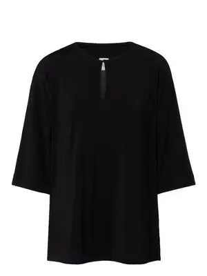 Max Mara Giglio Keyhole Top - Black
