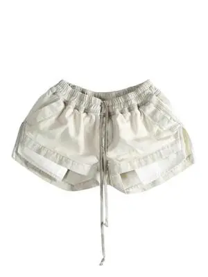 Rick Owens Logo Shorts - Milk Wash