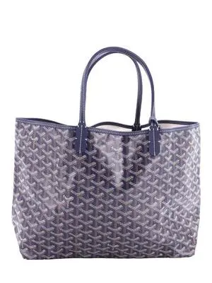 Goyard Saint Louis Tote Coated Canvas Pm - Blue