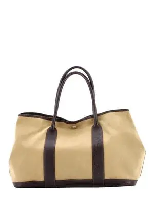 Hermès Garden Party Tote Toile And Leather 36 - Brown