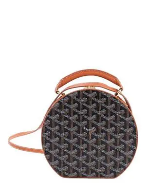 Goyard Alto Hatbox Bag Coated Canvas Brown