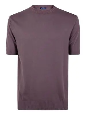 BARBA NAPOLI Round Neck Sweater - Brown