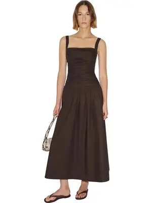 REFORMATION Nesta Dress - Brown