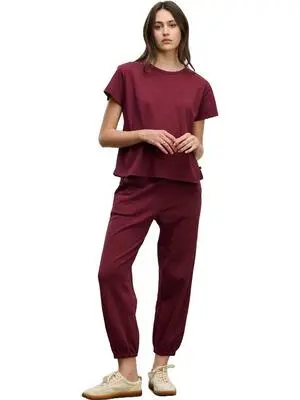 Velvet By Graham & Spencer Zara Sweatpant - Brown