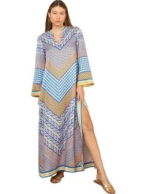 Hale Bob Aleyna Maxi Dress Blue